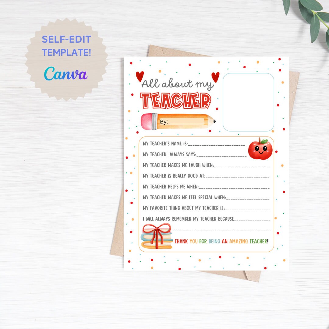 Teacher Appreciation Week Printable and Editable Teacher Appreciation ...