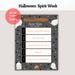 Halloween School Spirit Week Itinerary Schedule, Daily Weekly Calendar ...