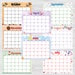 EDITABLE School Calendar, Printable Monthly, Classroom Calendar ...