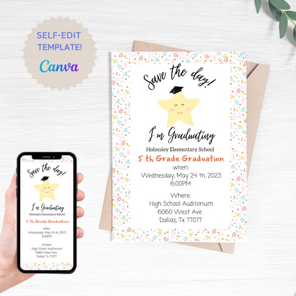 Graduation Invitation - Etsy