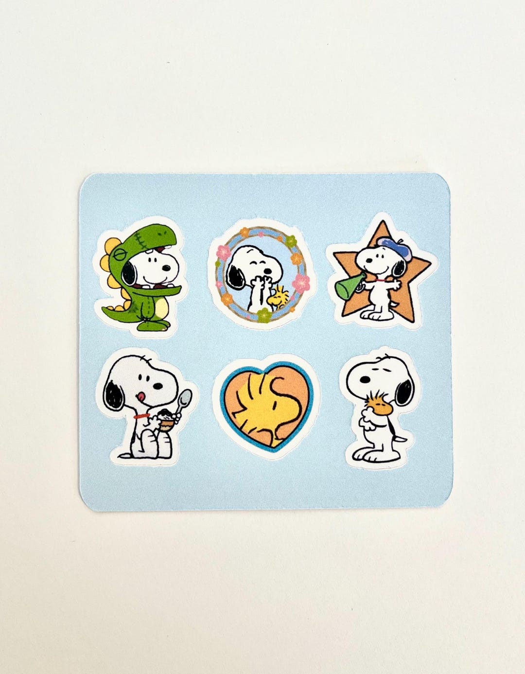 Snoopy Sticker Sheet Journaling and Scrapbooking Decoration - Etsy