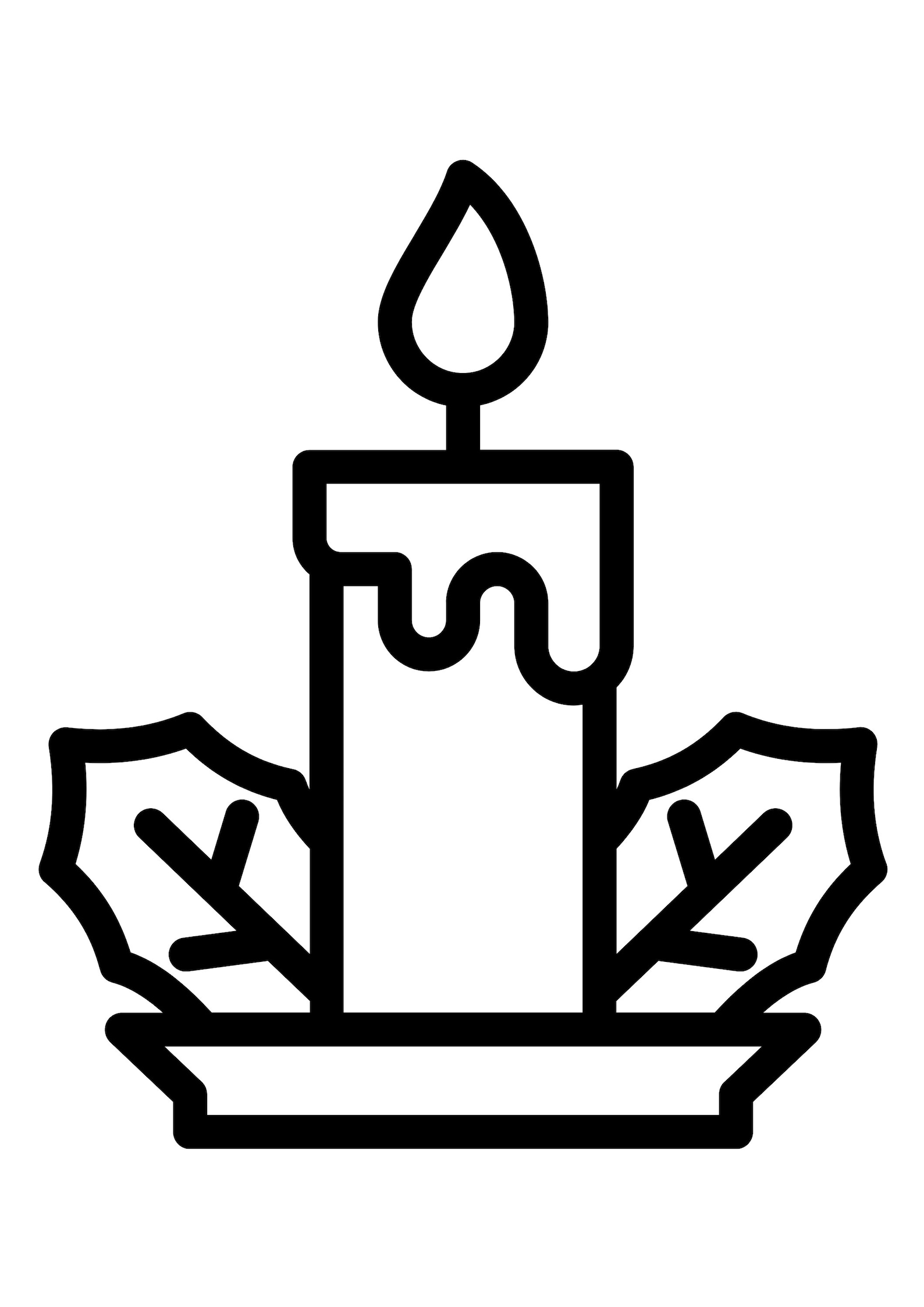 Digital Christmas Coloring Pages, Minimalist Christmas, Christmas ...