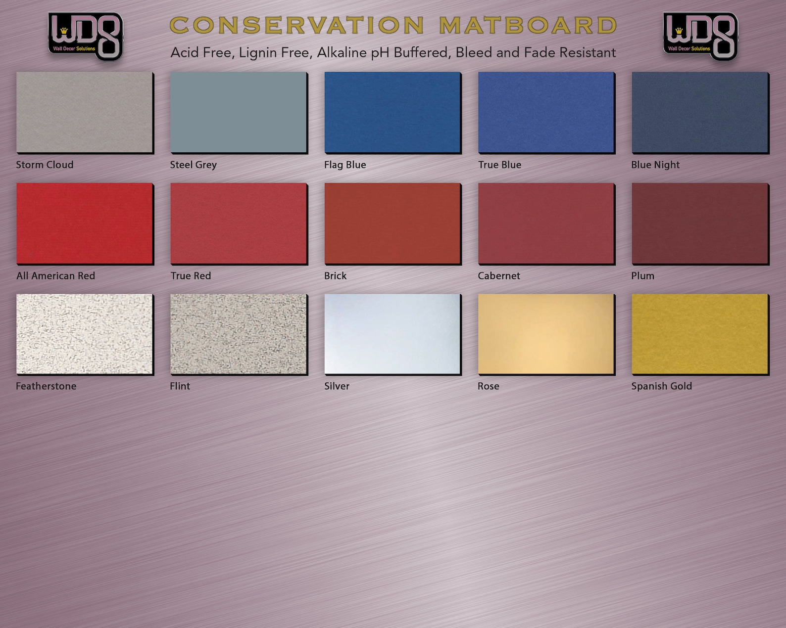 Fully Customizable BLACK CORE Conservation Single Mat - Your Choice of ...