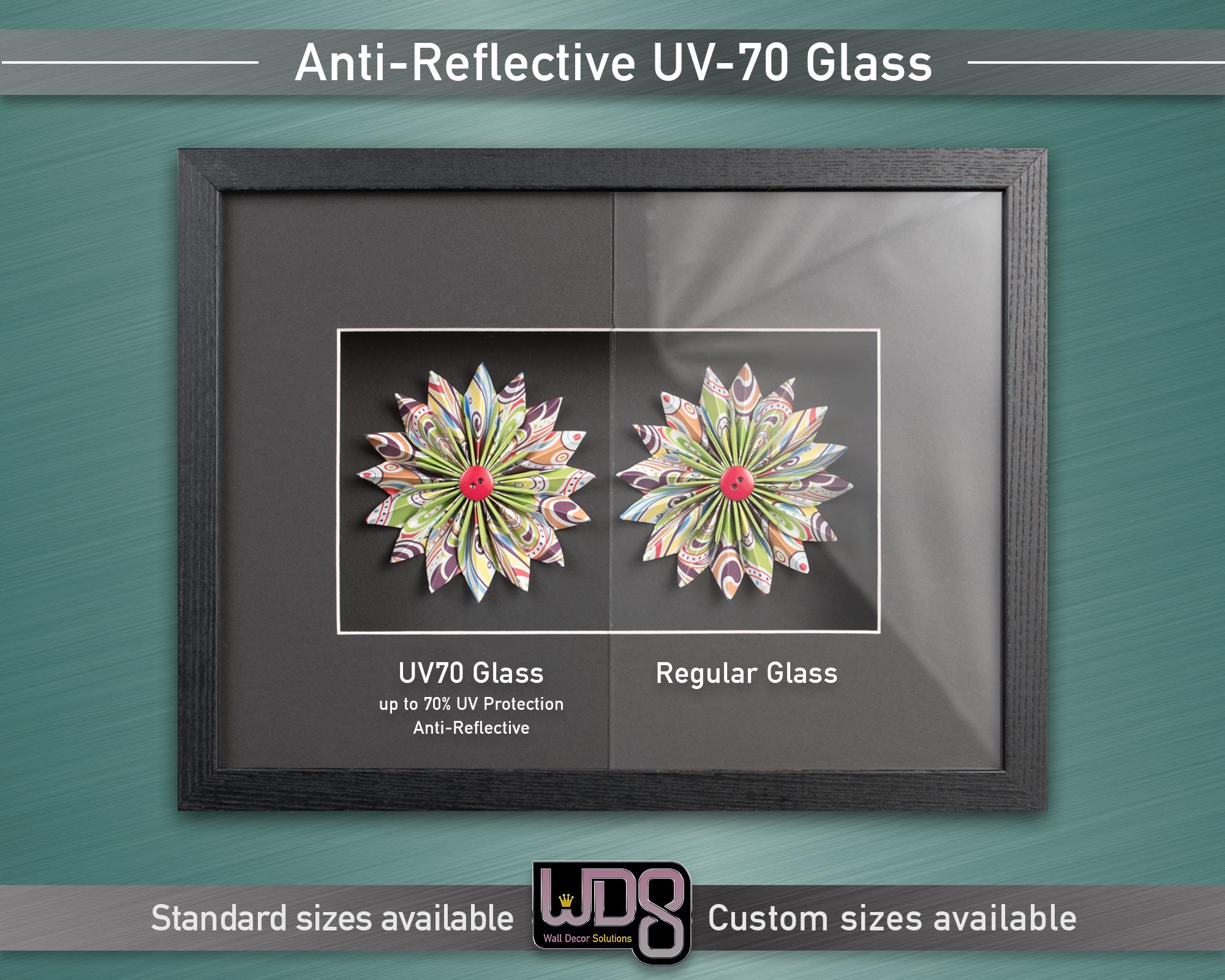 Anti-reflective UV70 Water White Glass - Crystal Clear UV Protection ...