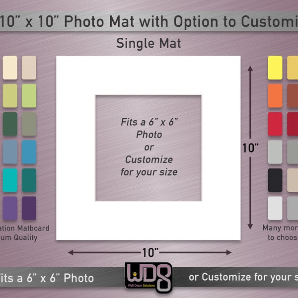 6x6 Picture Frame - Etsy