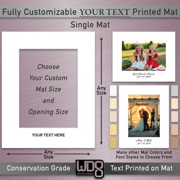 Custom Photo Mat - Etsy