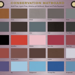 Fully Customizable Conservation Single Mat - Your Choice of Mat Color ...