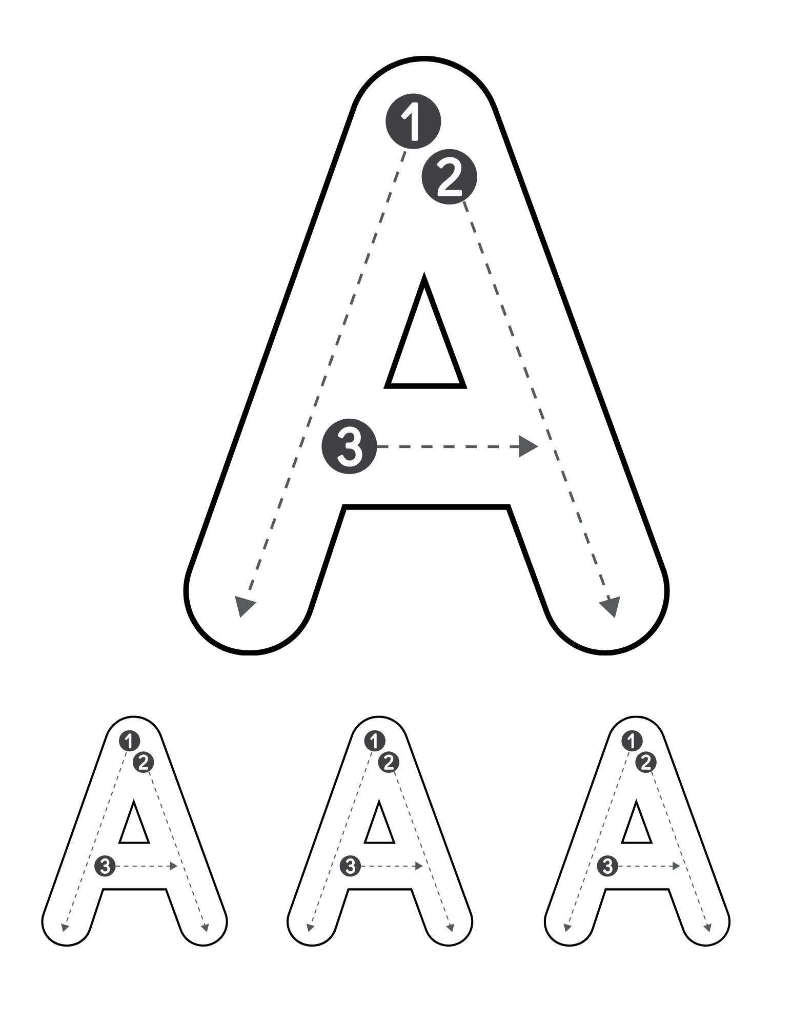 My First Letter and Number Tracing Workbook - Etsy