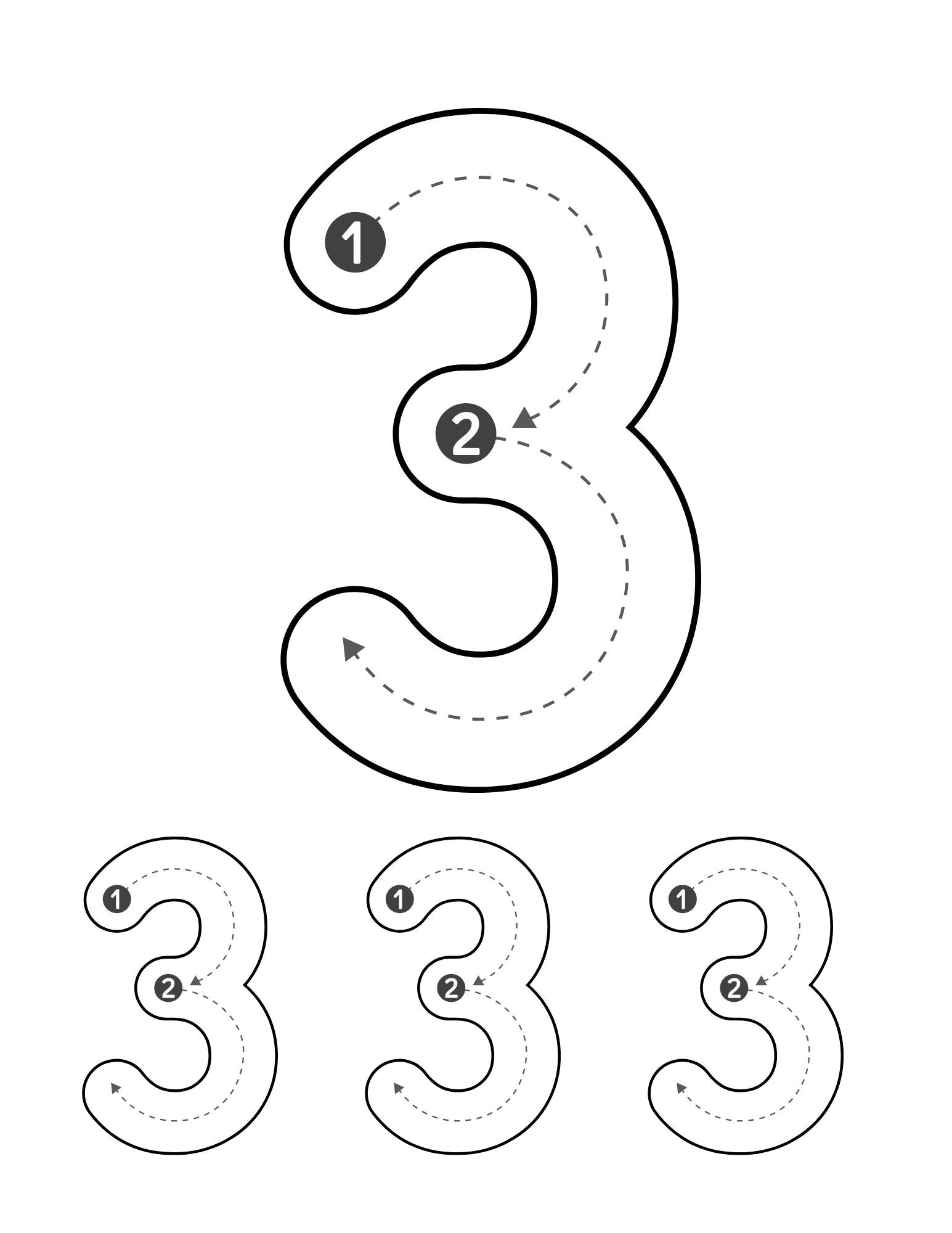 My First Letter and Number Tracing Workbook - Etsy