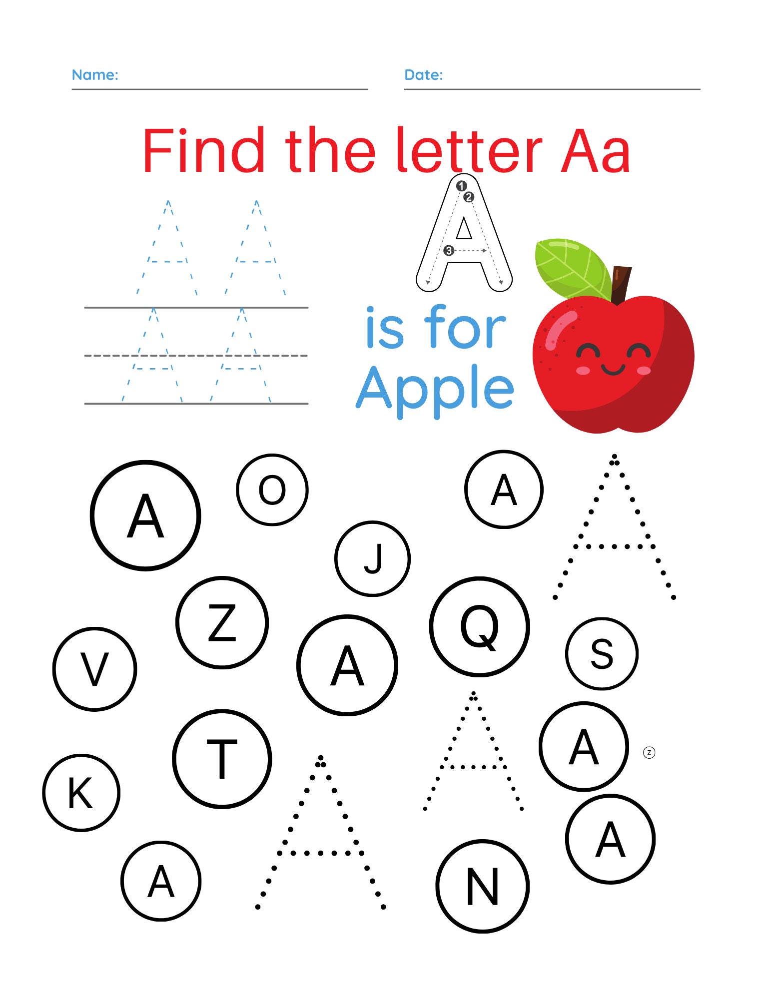 My First Letter and Number Tracing Workbook - Etsy