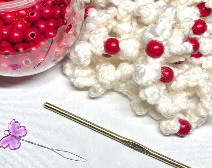 Crochet Popcorn Garland Pattern, Farmhouse Garland Pattern, Christmas ...