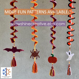 Halloween Ghost Wind Spinner Crochet Pattern: Easy Fall Decor (PDF) - Etsy