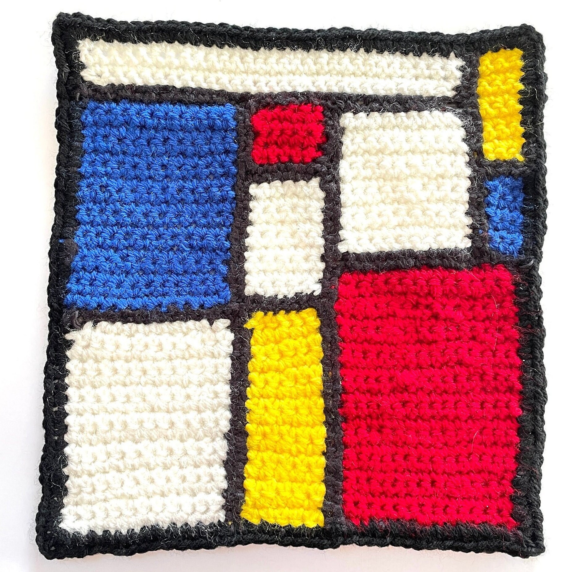 CROCHET PATTERN Mondrian-inspired Geometric Granny Square , PDF ...