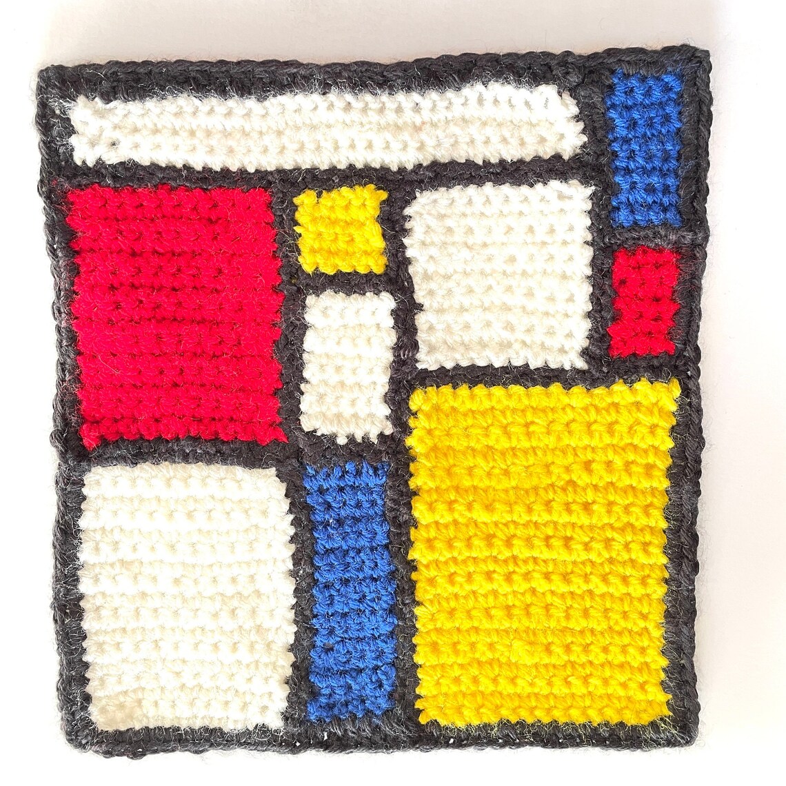 CROCHET PATTERN Mondrian-inspired Geometric Granny Square , PDF ...