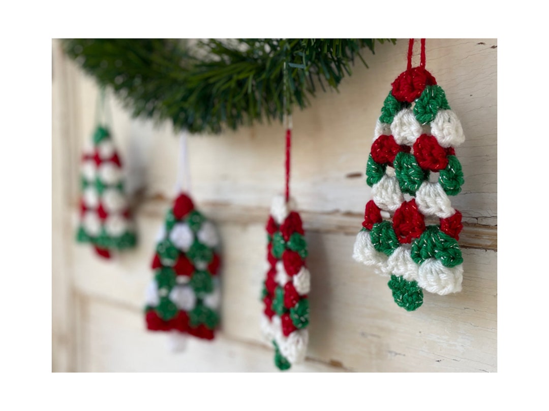 Granny Stitch Crochet Christmas Tree Ornament Pattern: Beginner ...