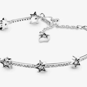 Pandora Celestial Stars Bracelet Silver - Etsy UK