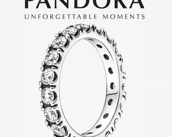 Pandora Sparkling Row Eternity Ring - Etsy
