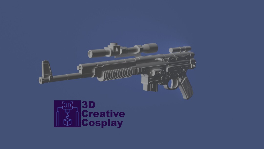 3D Printed A280 Rebel Blaster Rifle Raw Print From Galactic Armoury - Etsy