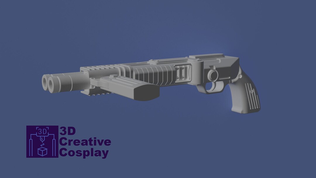 3D Printed Scatter Gun From Battlefront 2 Raw Print From Galactic ...