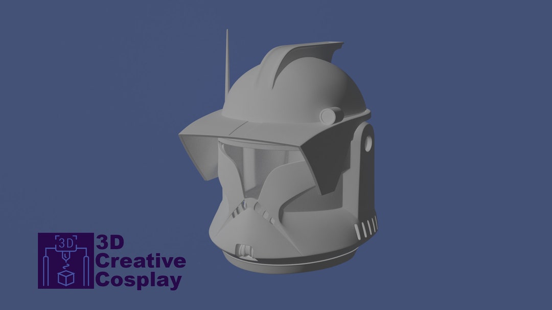 3D Printed Phase 1 Clone Trooper Helmet Raw Print From Galactic Armoury ...