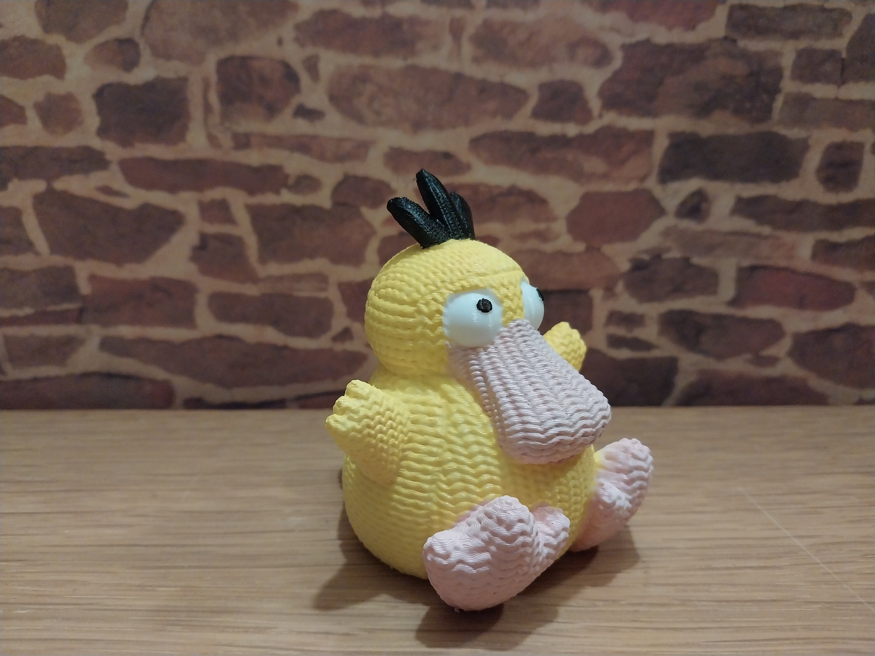 Pokemon Psyduck Knitted Texture - Etsy
