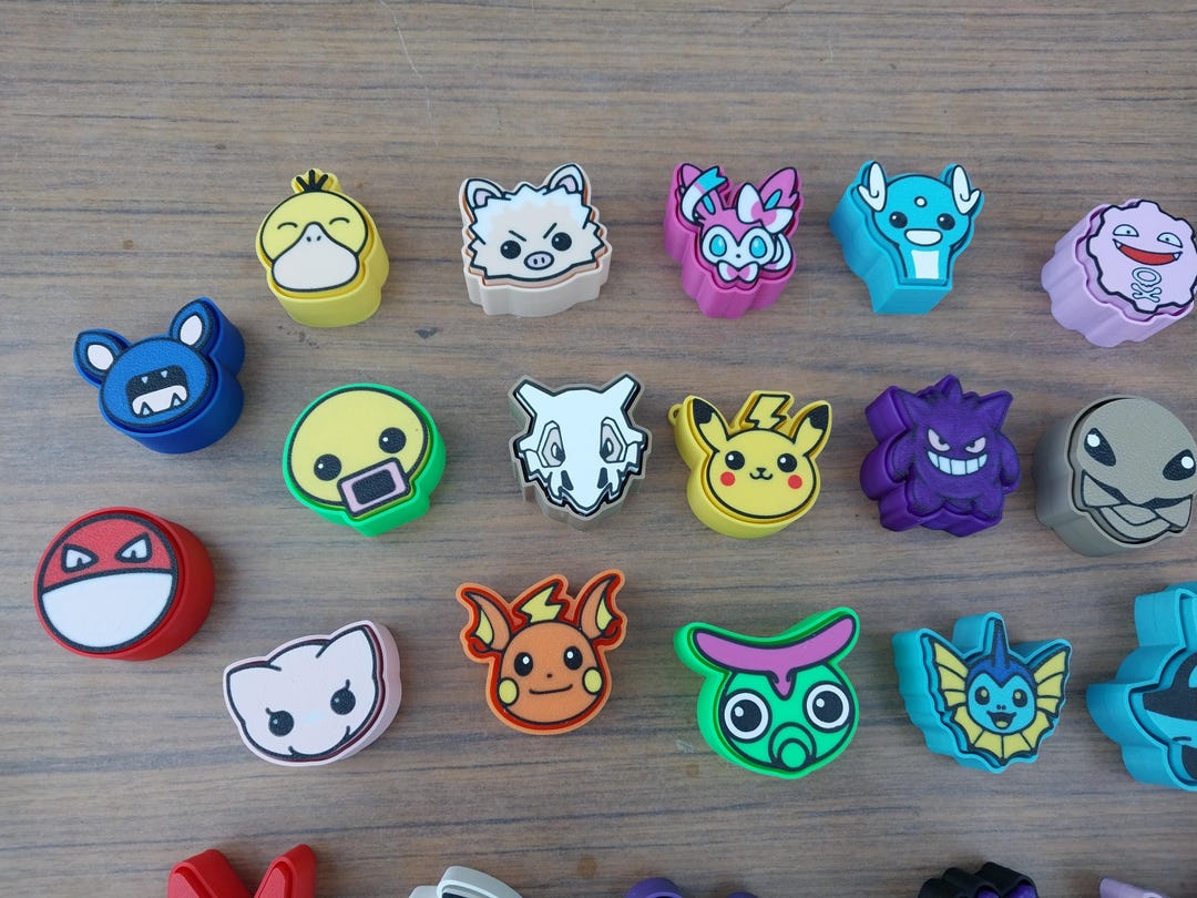 3D Printed Pokémon Clicker Fidget - Etsy