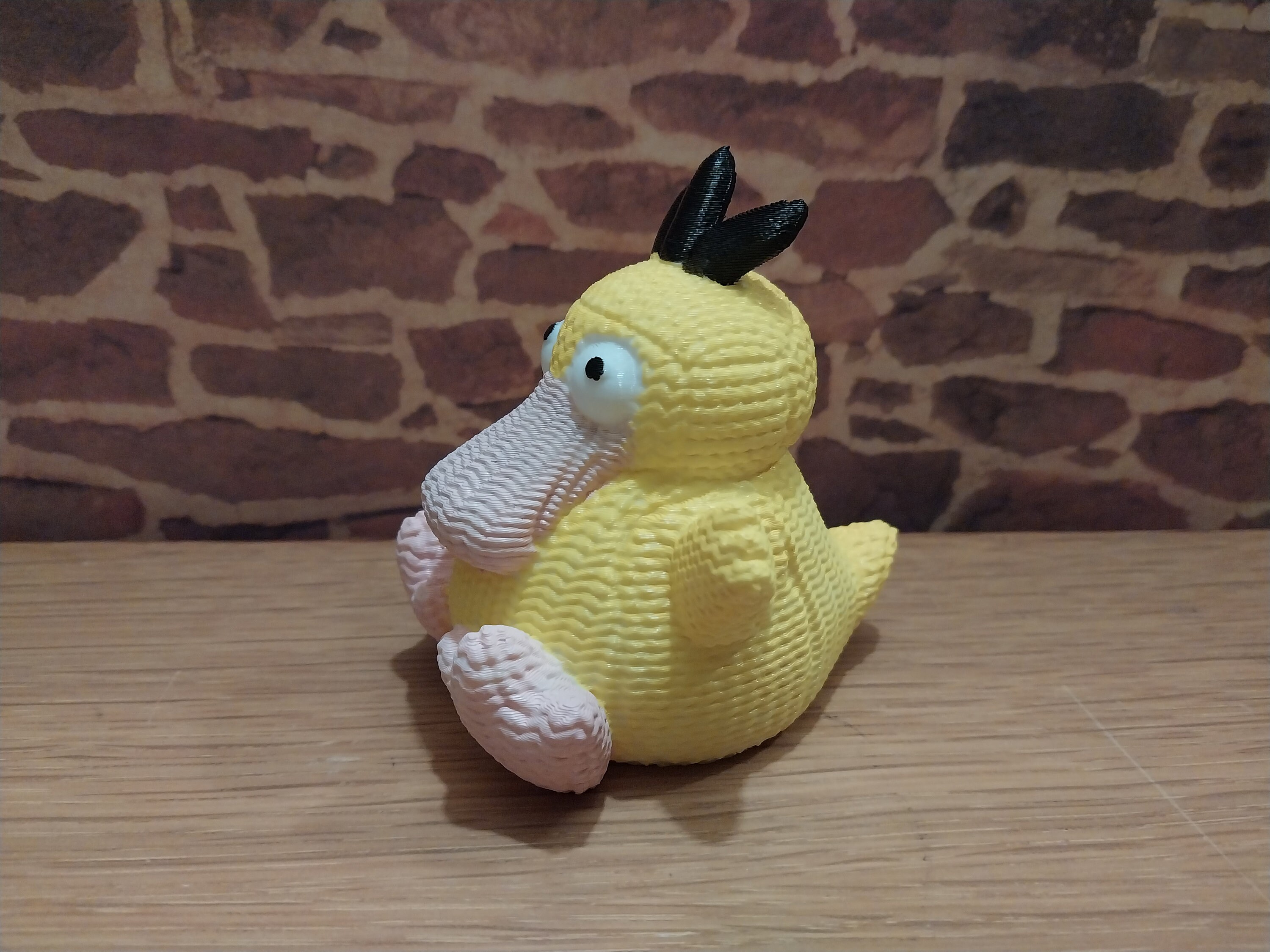 Pokemon Psyduck Knitted Texture - Etsy