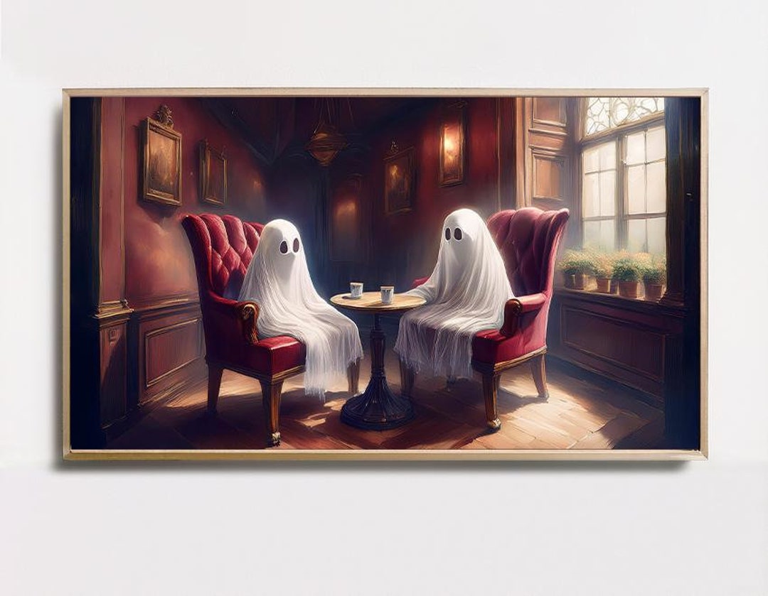 Frame TV Art • Instant Digital Download • Halloween Artwork • Ghosts ...