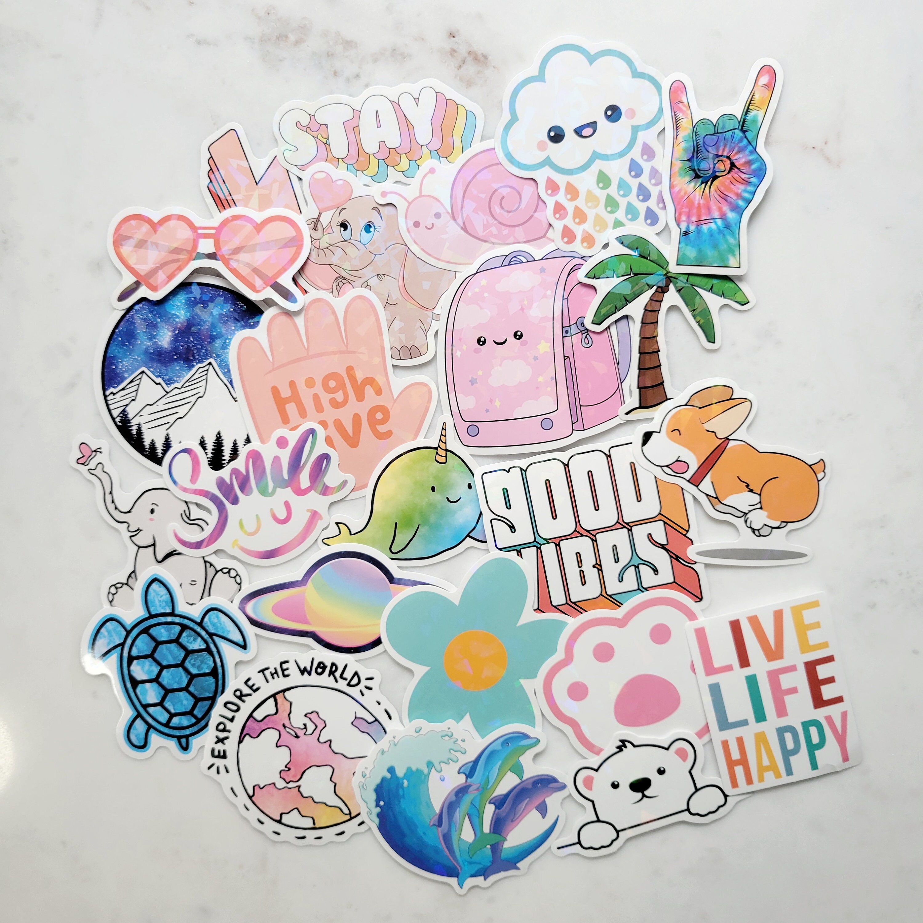 50 Mixed Cool Cute Stickers Random Pack - Etsy