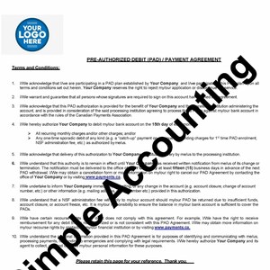 Payment Contract Template,pdfs, Payment Agreement Template, Pre ...