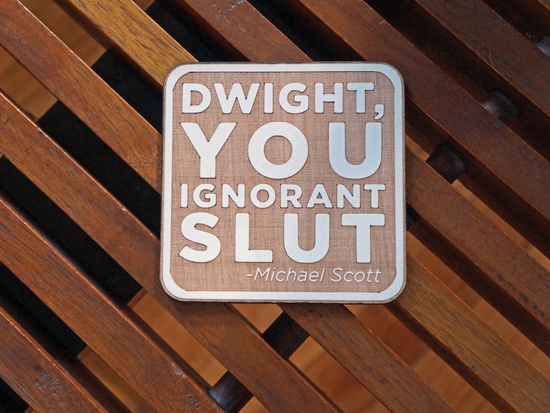 The Office Coaster Set - Etsy