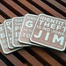 The Office Coaster Set - Etsy