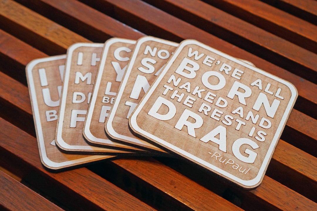 Rupaul's Drag Race Coaster Set - Etsy