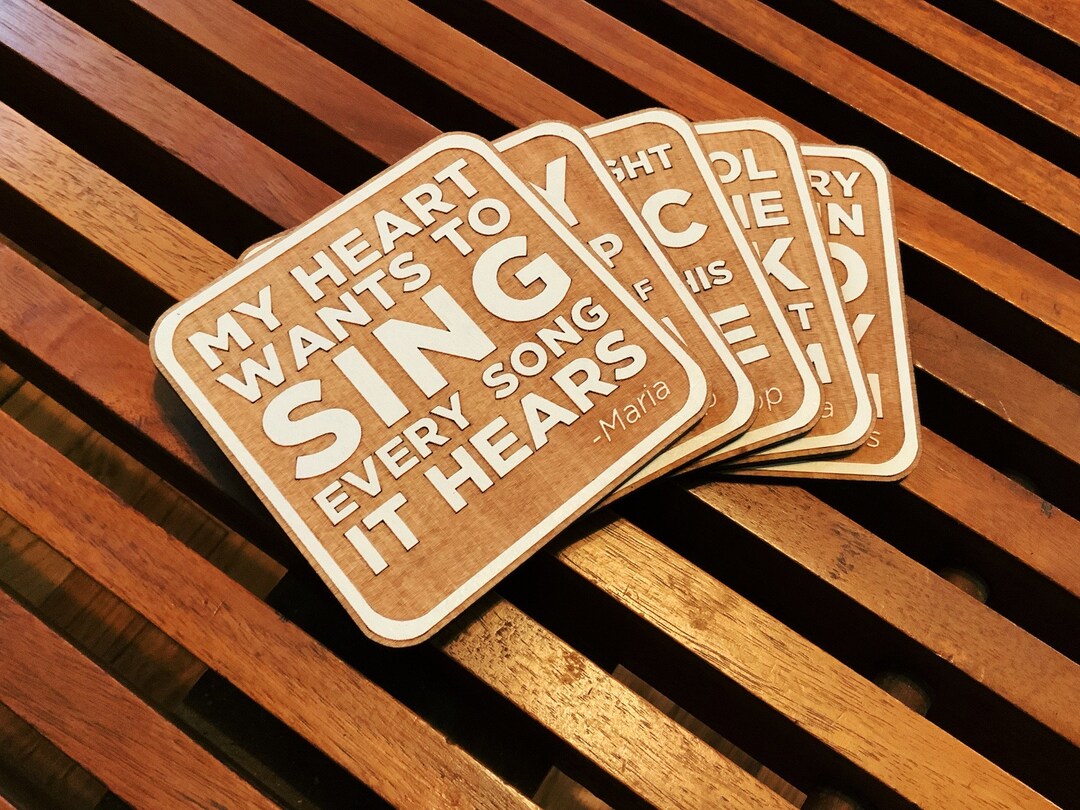 Sound of Music Coaster Set - Etsy