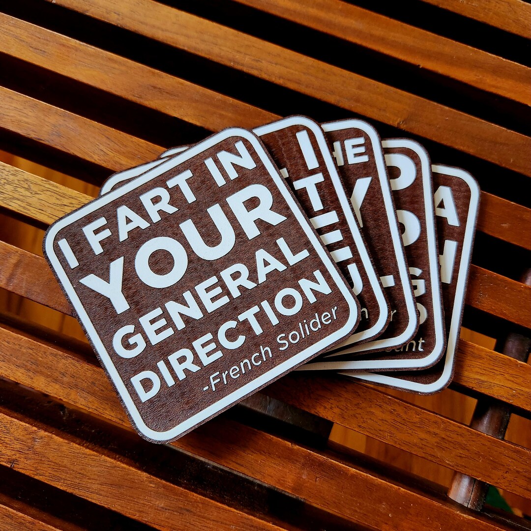 Monty Python and the Holy Grail Coaster Set - Etsy