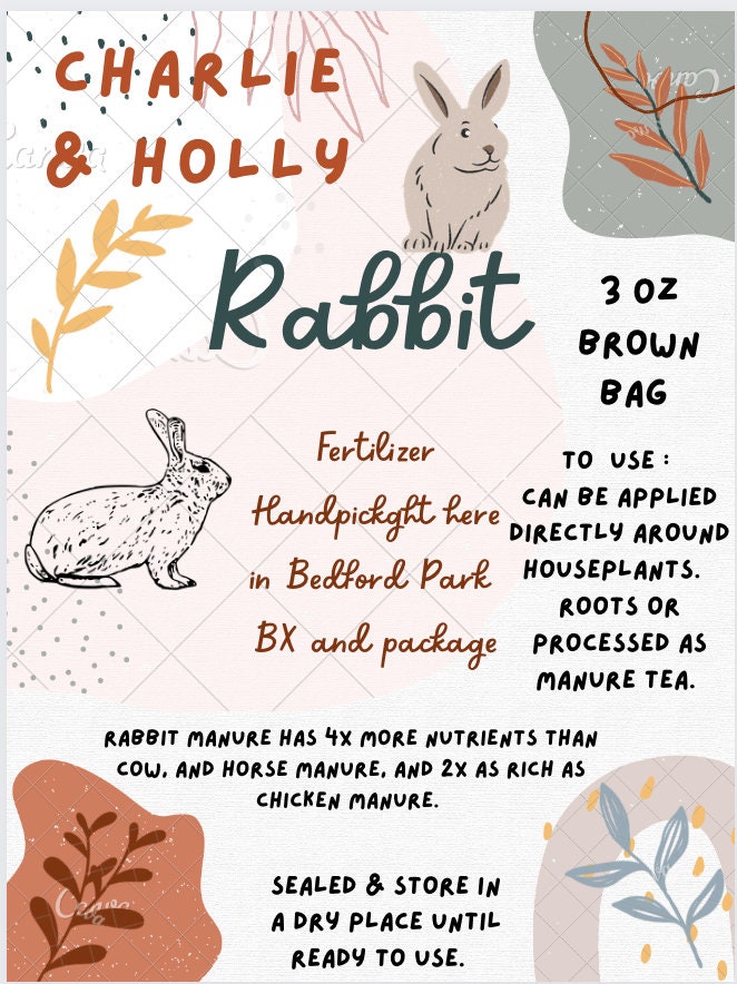 Bunnydew Small Batch Organic Rabbit Fertilizer Home Garden and ...