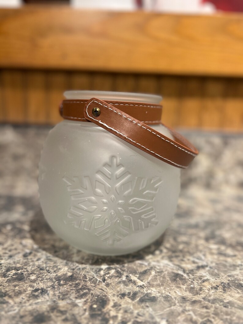 Circular Christmas Lantern Candle - Etsy