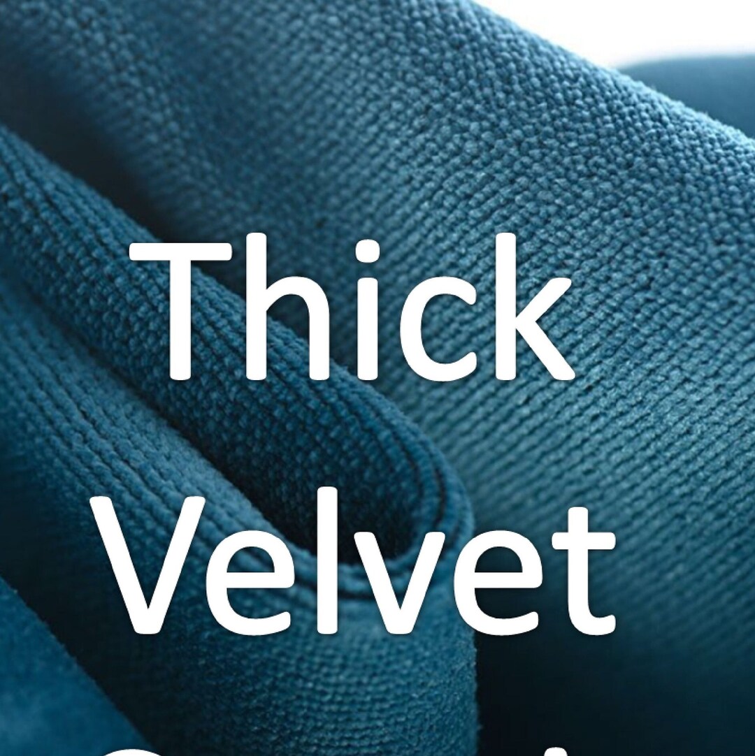 Matte Velvet Upholstery Fabrics 124 Colours 55 Wide - Etsy