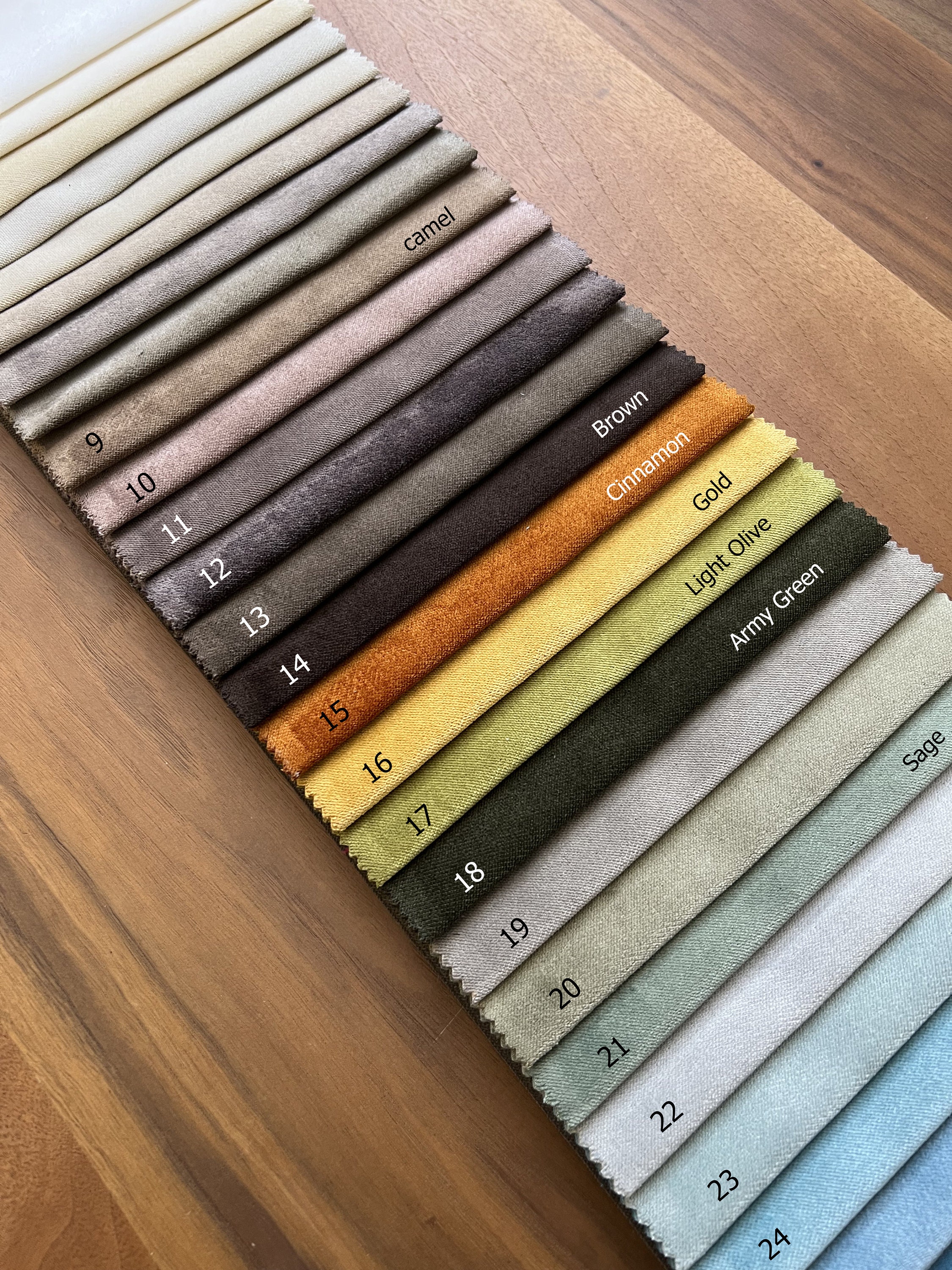 Velvet Curtain 47 Color, for Living Room, Rod Pocket, Custom Curtain ...