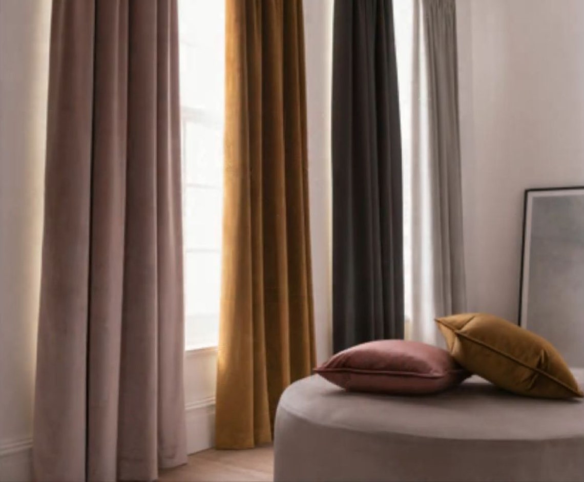 124 Color Blackout Curtains & Drapes. Room Darkening - Etsy