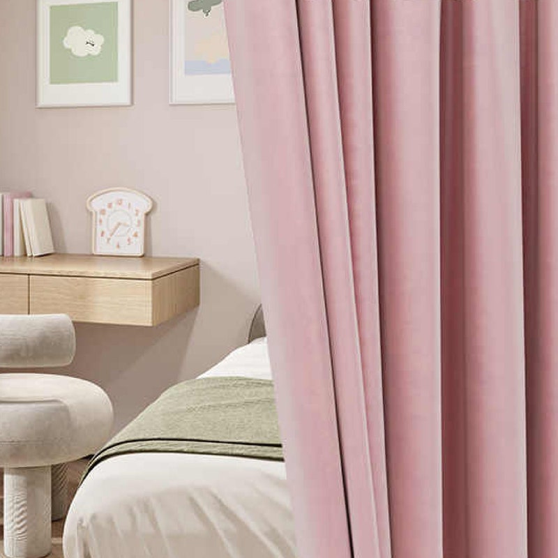 Dusty Rose Curtains - Etsy
