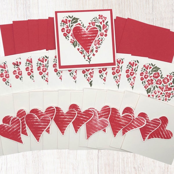 Mini Valentine Cards - Etsy