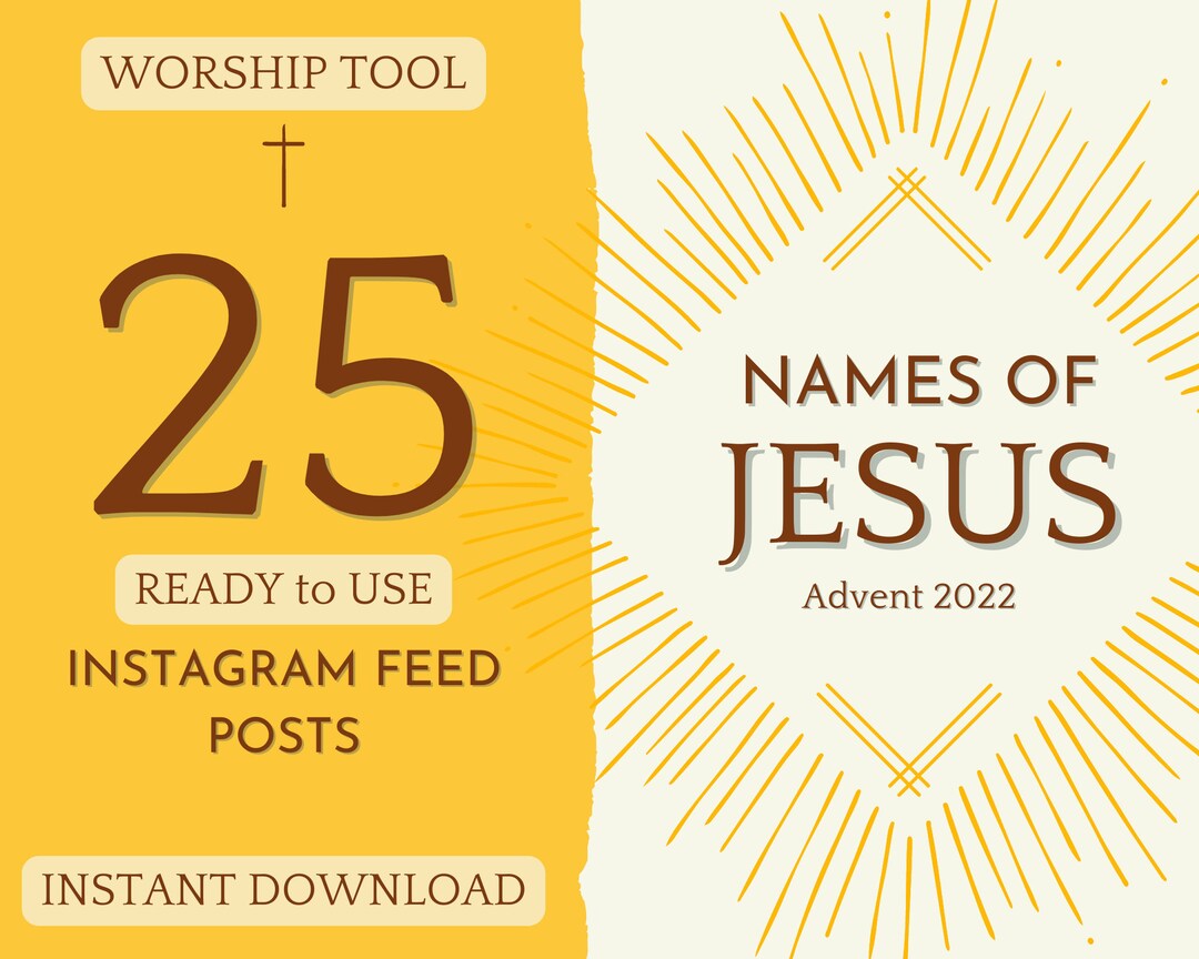 Jesus Instagram Feed Posts | Designed for You Social Media Images ...