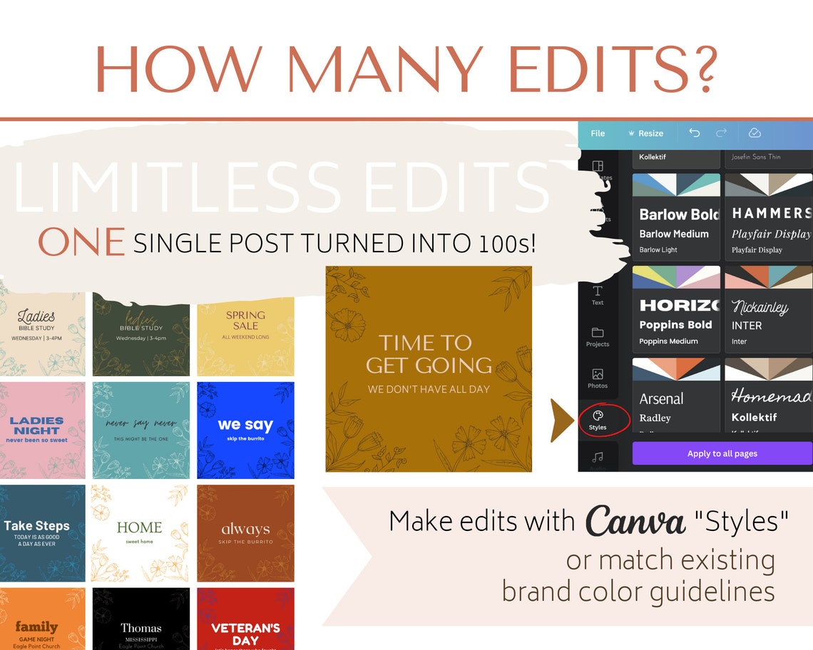 Editable Instagram Posts for Business Owners IG Post - Etsy