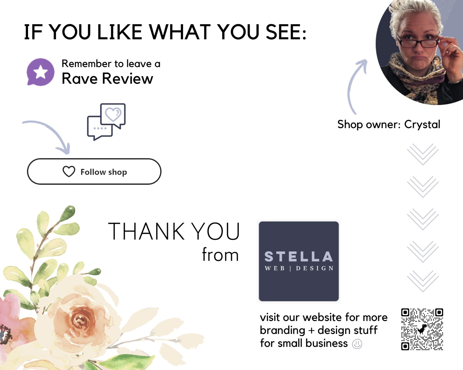 Editable Instagram Posts for Business Owners IG Post Templates Floral ...