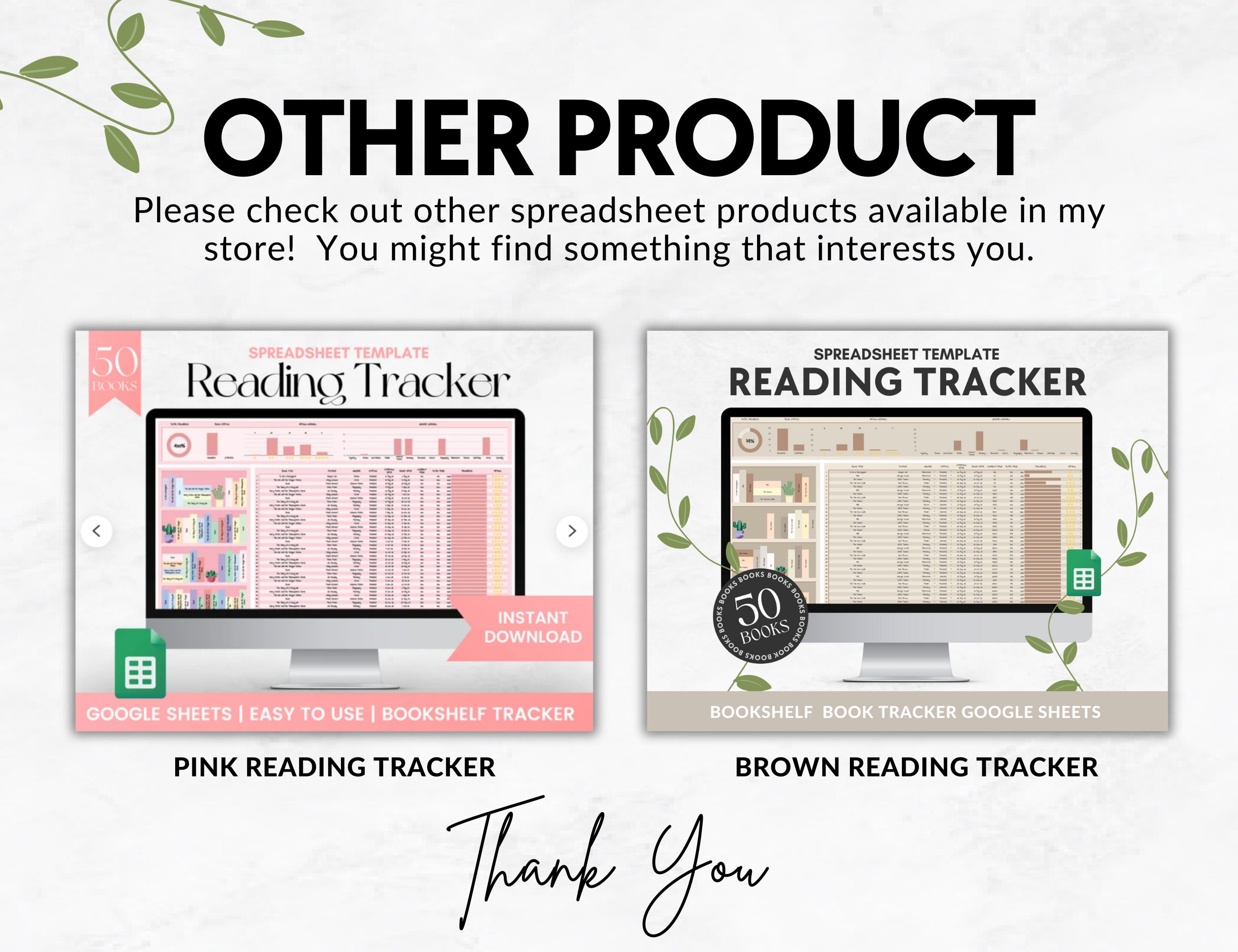 Digital Reading Tracker: Google Sheets Book Review Journal (50 Books ...