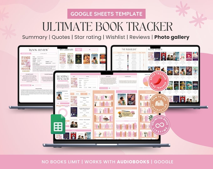 2025 Ultimate Reading Spreadsheet, Google Sheets Template, Reading ...