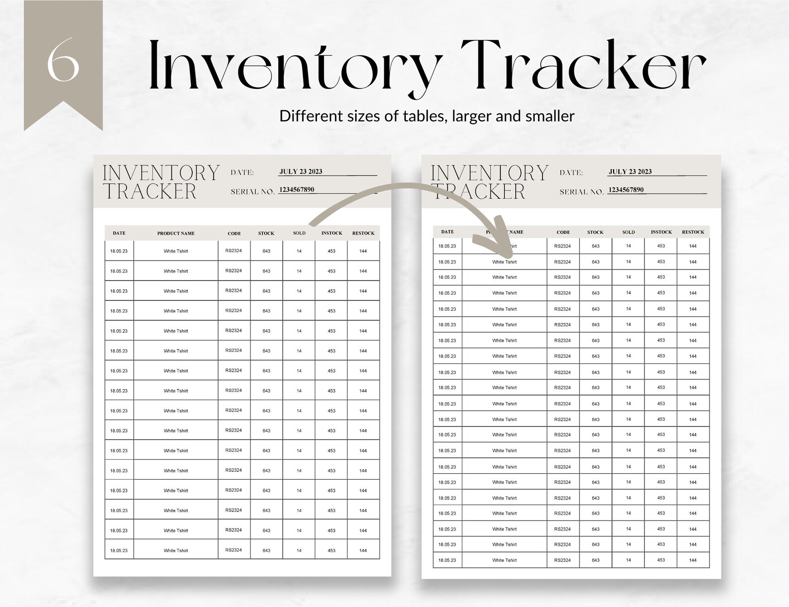 Track Inventory for Small Business, Inventory Tracker, Inventory Log ...