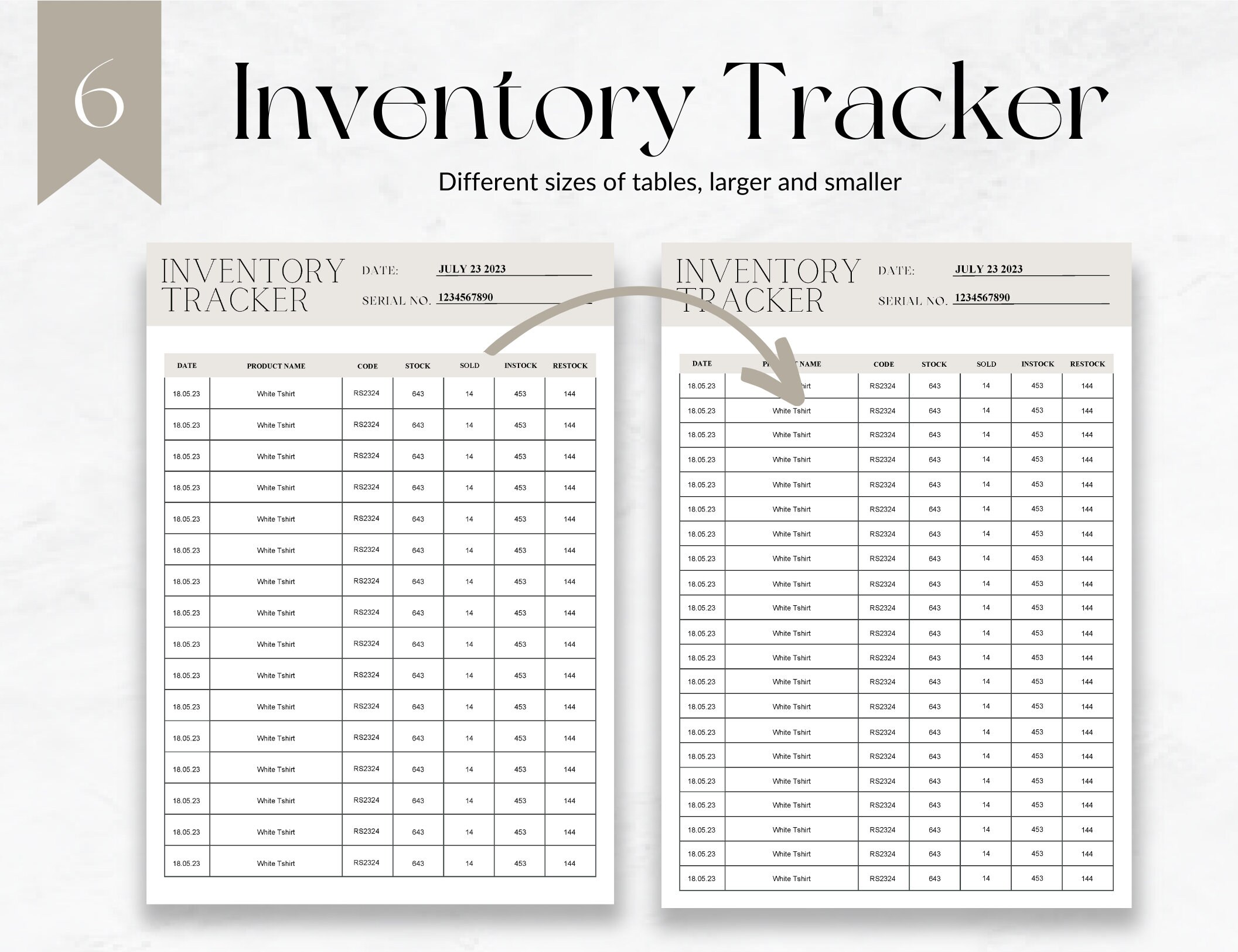 Track Inventory for Small Business, Inventory Tracker, Inventory Log ...