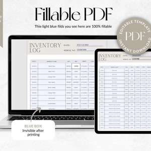 Track Inventory for Small Business, Inventory Tracker, Inventory Log ...